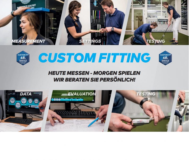 custom fitting for golf equipment